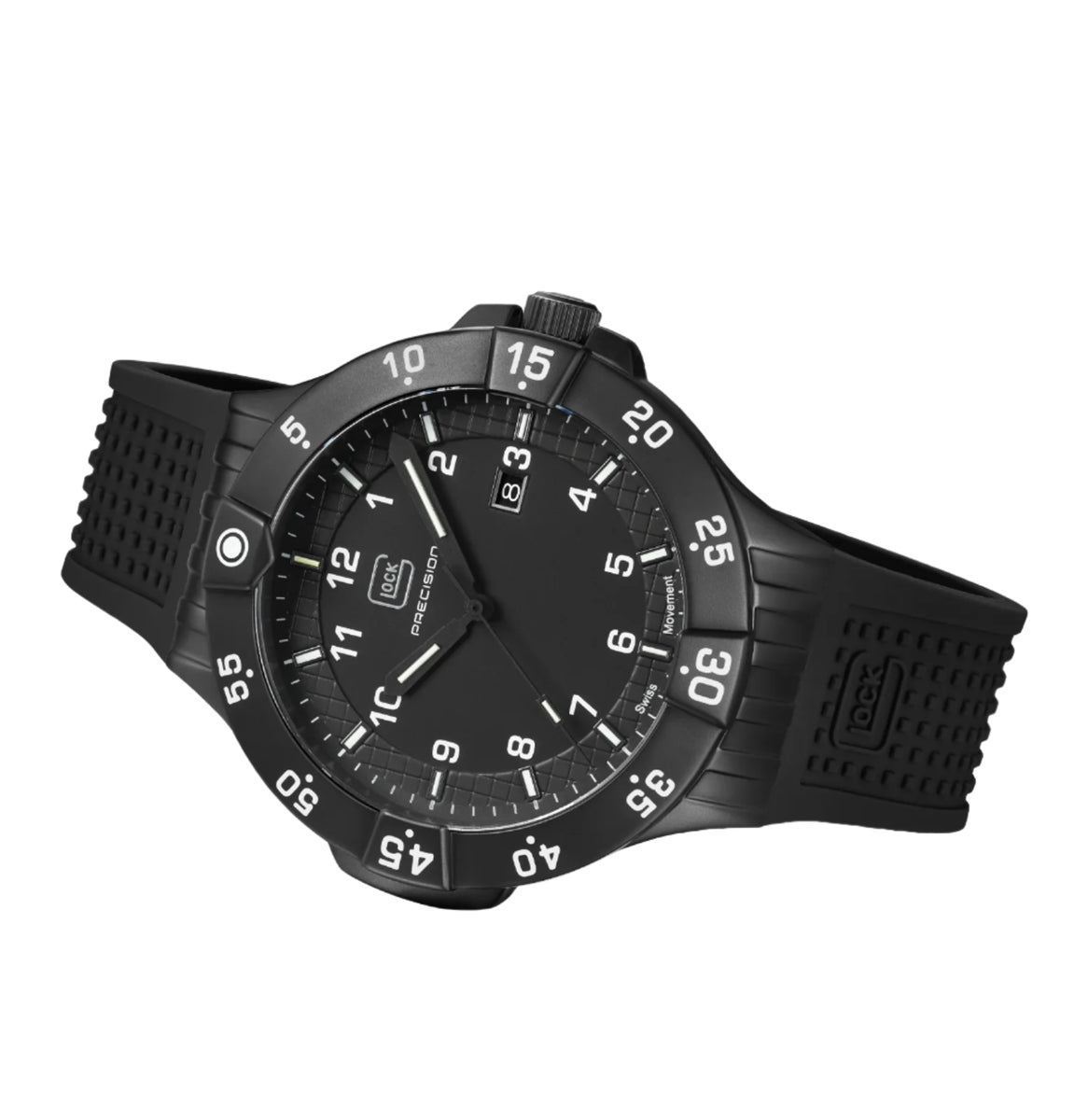 GLOCK WATCH Gunmetal/ Black with Silicone Band – Anderson's